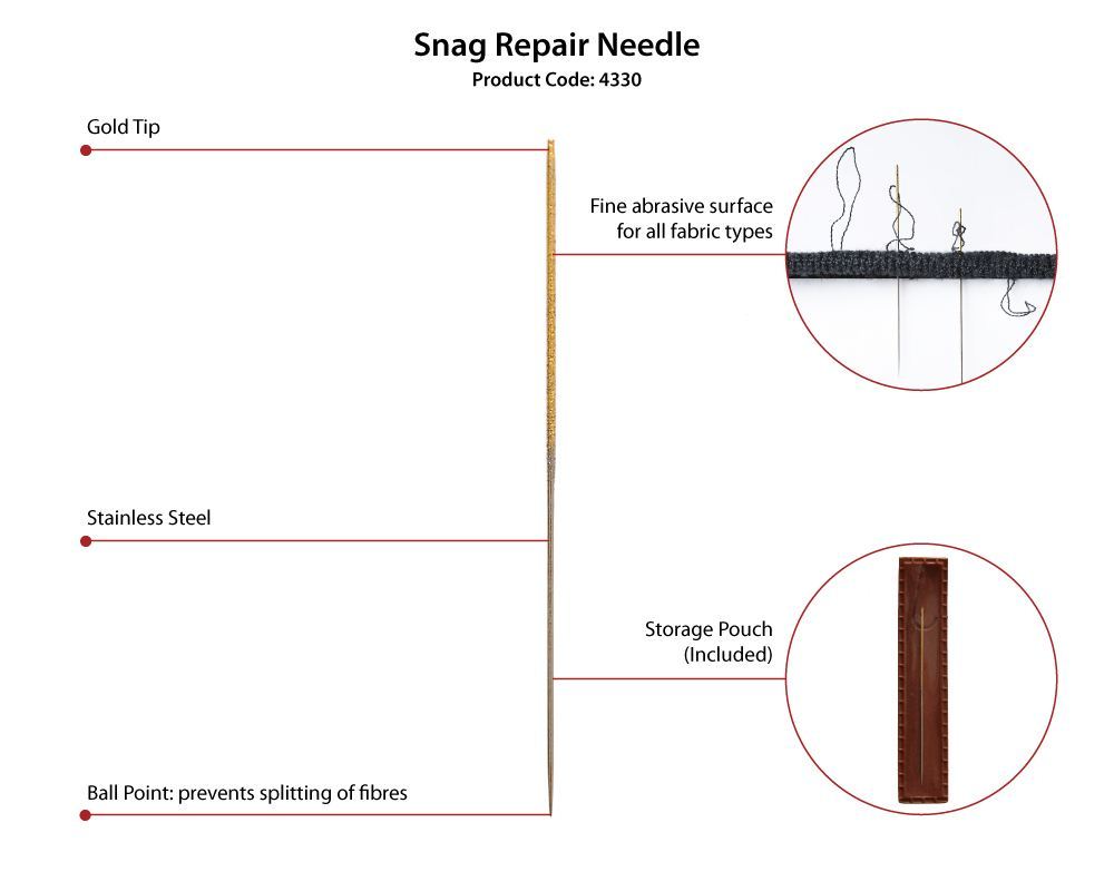 Snag Repair Needle – The Fabric Care Company
